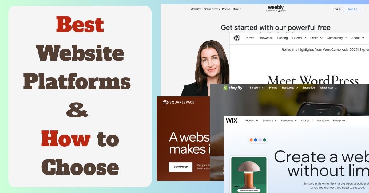 Best Website Building Platforms & How to Choose » LearnEveryWay